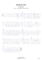 New River Train by Bill Monroe - Banjo Tabs | Tunefox