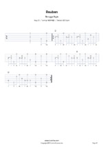 Reuben by Earl Scruggs - Banjo Tabs | Tunefox