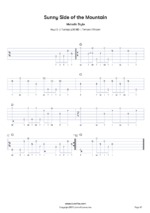 Sunny Side of the Mountain by Jimmy Martin - Banjo Tabs | Tunefox