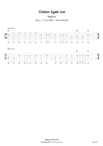 Cotton Eyed Joe - Mandolin Tabs | Tunefox