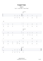Freight Train - Mandolin Tabs | Tunefox