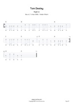 Tom Dooley by The Dillards - Mandolin Tabs | Tunefox